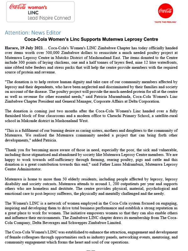 Press Release - Delta Corporation Limited